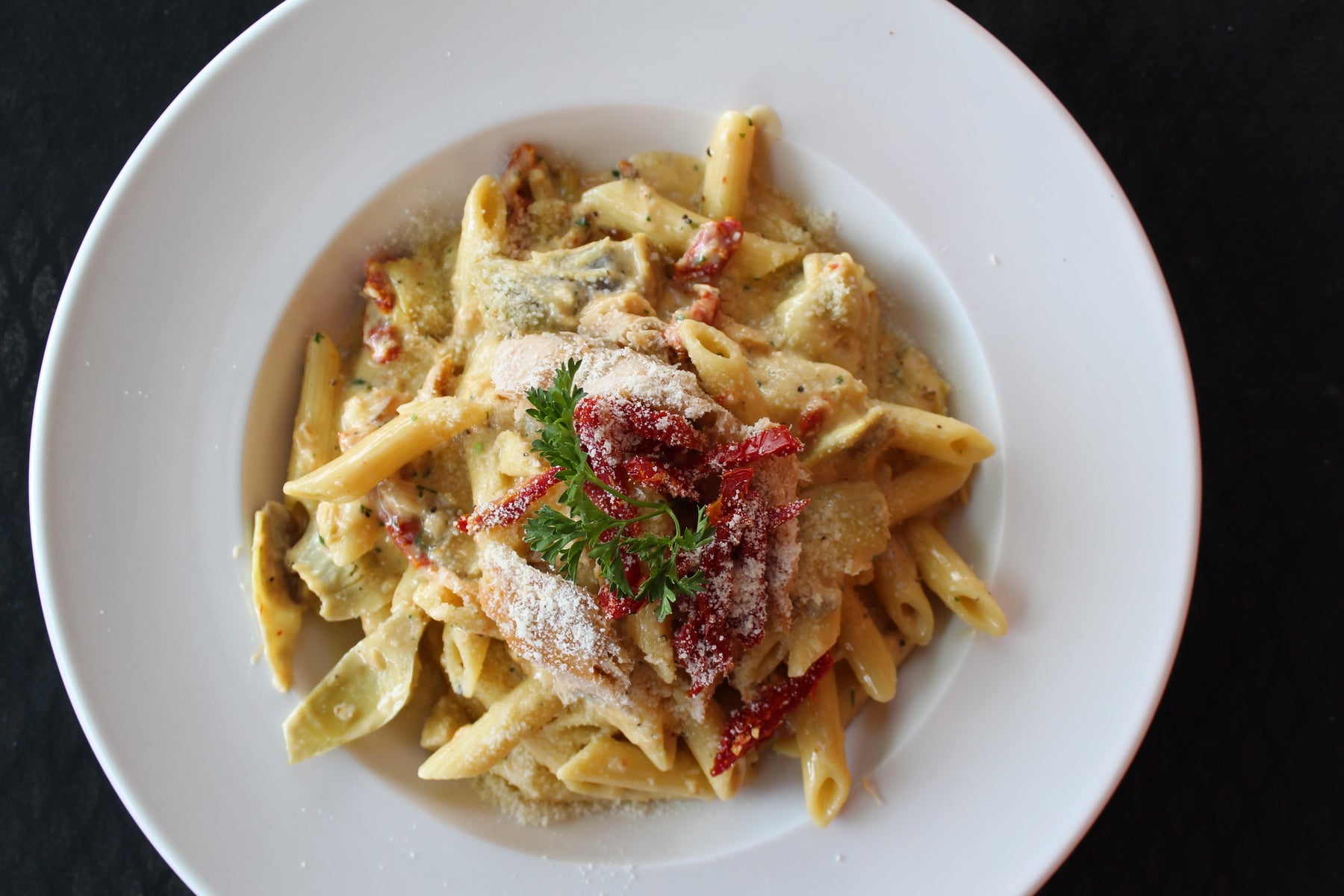 smoked salmon penne – Mambo Italiano Cafe